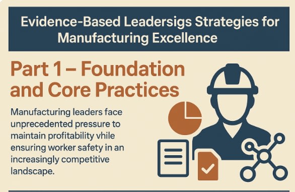 Evidence-Based Leadership Strategies for Manufacturing Excellence: Part ...